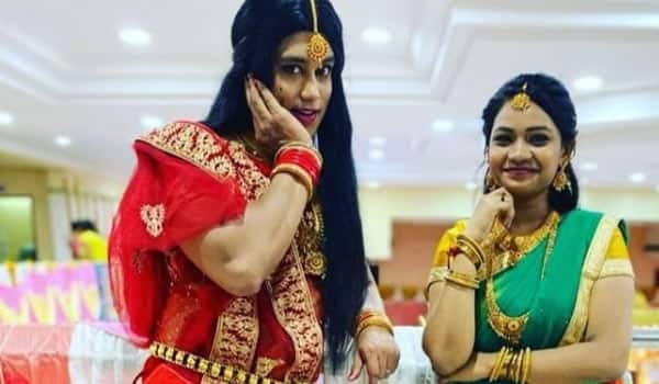 பெண் வேடம் போட்ட சீரியல் நடிகர் : வைரலாகும் புகைப்படங்கள் - Serial ...