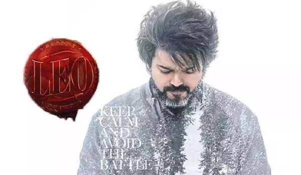 தணிக்கை சான்றிதழுக்கு அனுப்பப்பட்ட விஜய்யின் லியோ படம்! - Vijays Leo ...