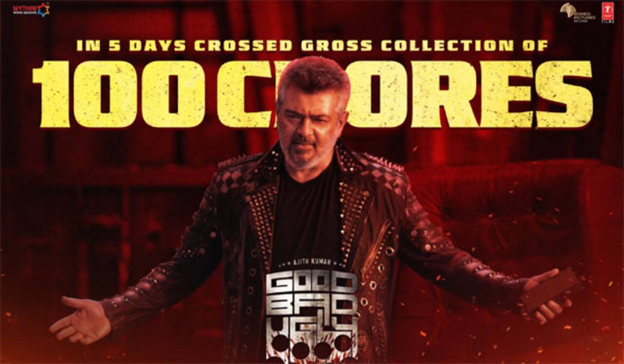 தமிழகத்தில் மட்டும் 100 கோடி வசூலை கடந்த குட் பேட் அக்லி