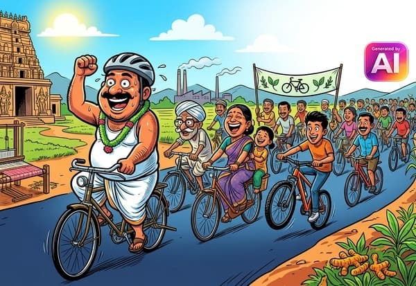 உலக சைக்கிள் தின விழிப்புணர்வு பேரணி
