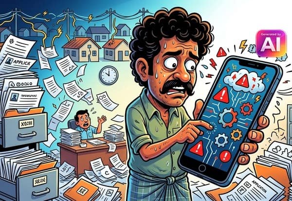 செயலி பிரச்னையால் 2,500 மின் இணைப்பு விண்ணப்பம்...தேக்கம்! : இரு ...
