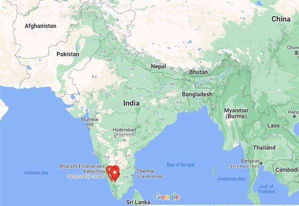 கூகுள் மேப் தளத்தில் இடம் பிடித்த பாரத்